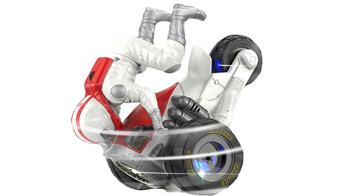 360º Rotating Stunt Motorbike Robot Toy