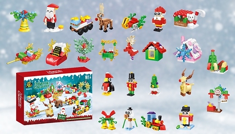 24 Day Christmas Building Block Advent Calendar